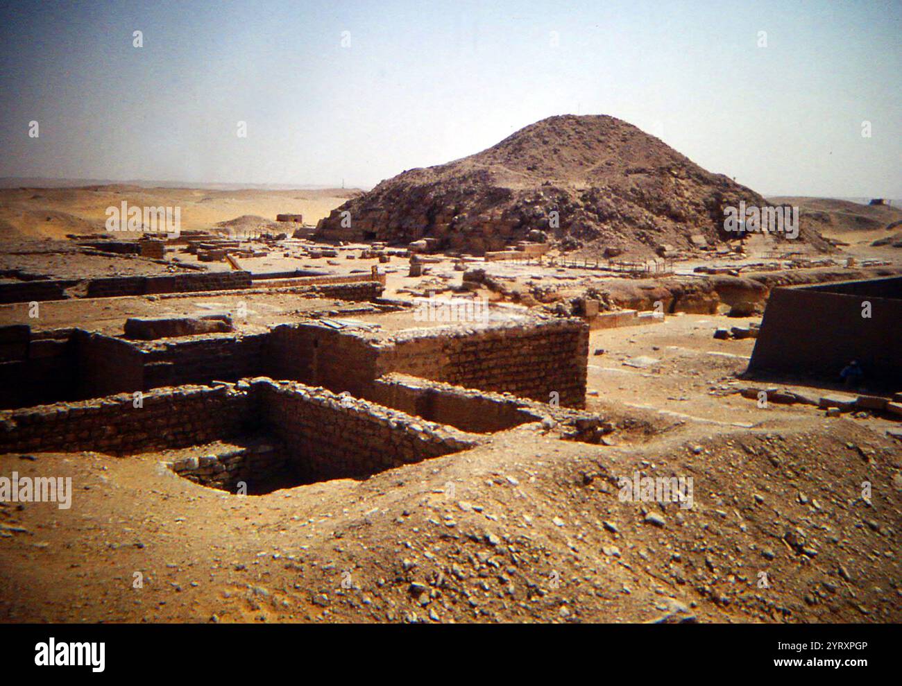 Pyramid of Teti , Saqqara, Egypt. The Egyptian pharaoh Teti, was the ...