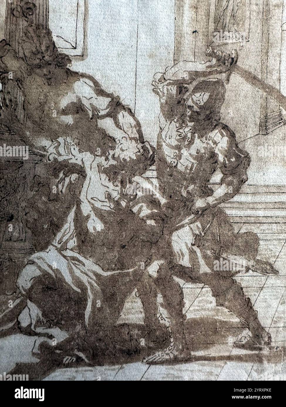 Baldassare Peruzzi (1481 1536) The Assassination Of Caligula Stock ...