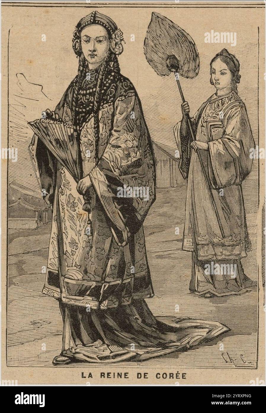Empress Myeongseong of Korea, circa 1880 Stock Photo - Alamy