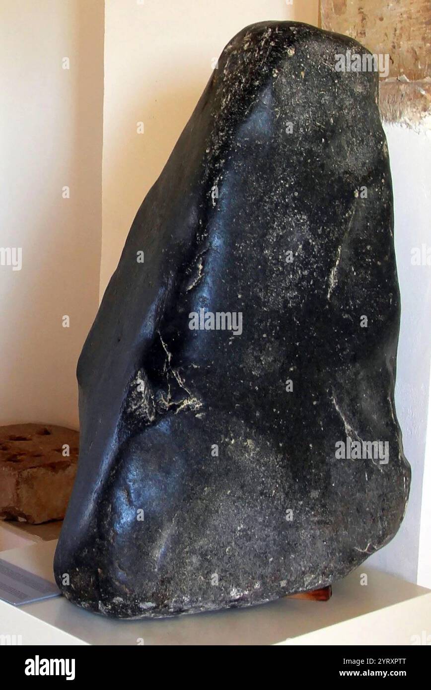 A baetyl (sacred stone) from the Elagabalium a temple built by the ...