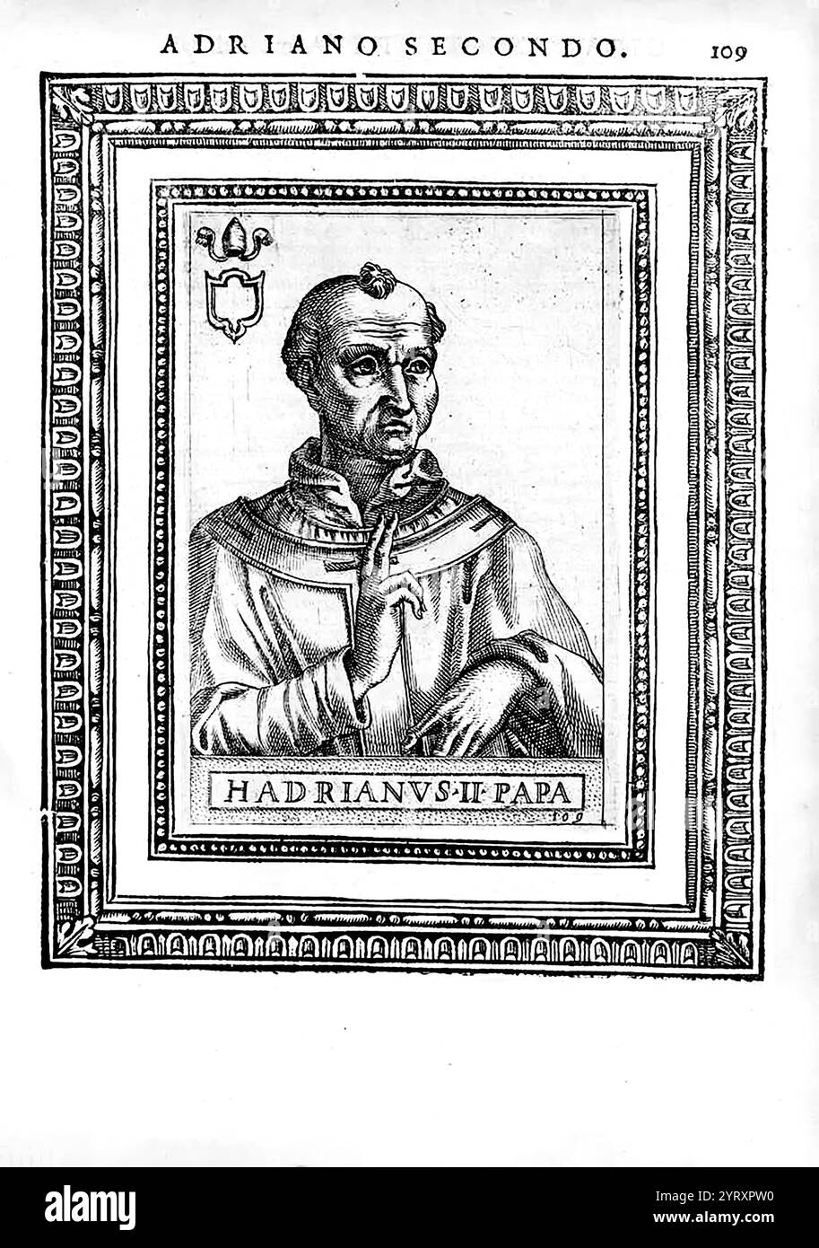 Pope Adrian II (Latin: Erianus II; also Hadrian II; 792 ? 14 December ...