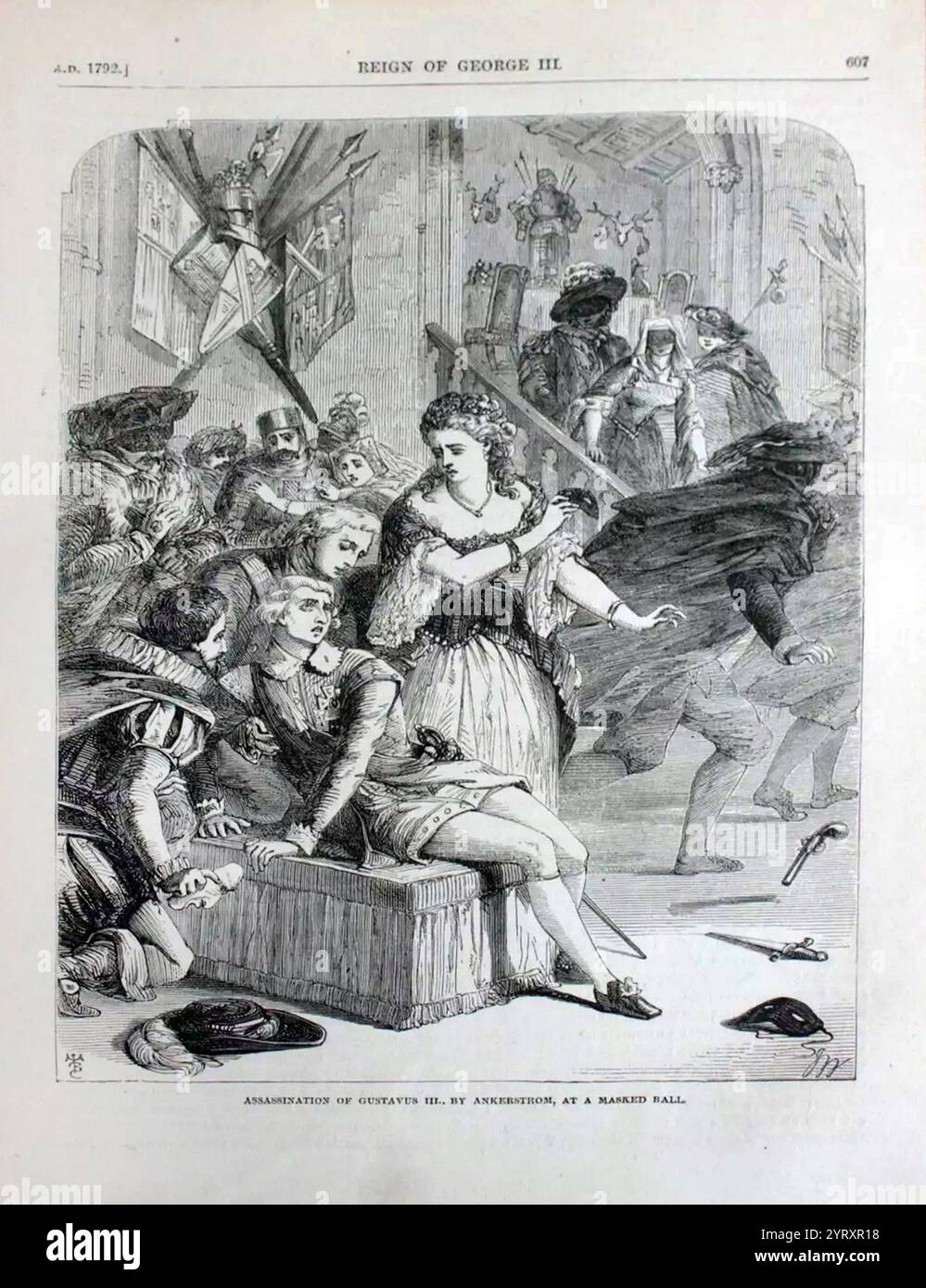 The assassination of King Gustav III (24 January 1746 ? 29 March 1792 ...
