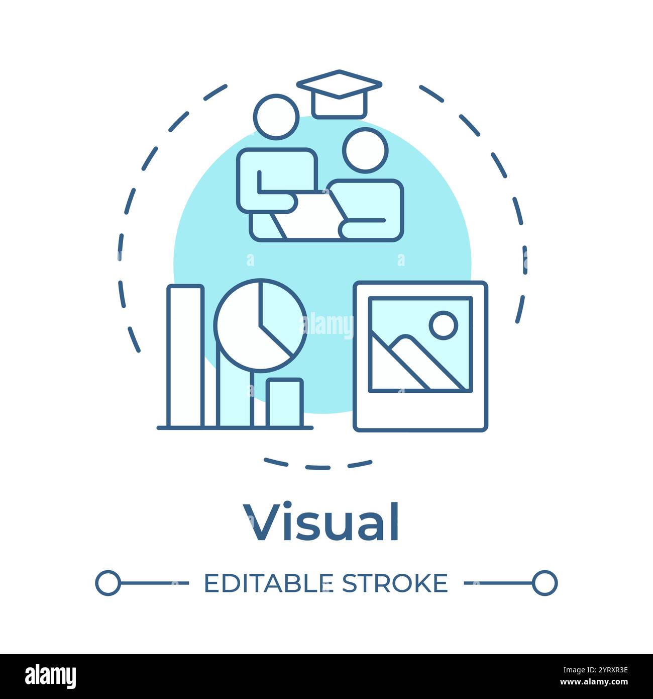 Visual learning for students Stock Vector Images - Alamy