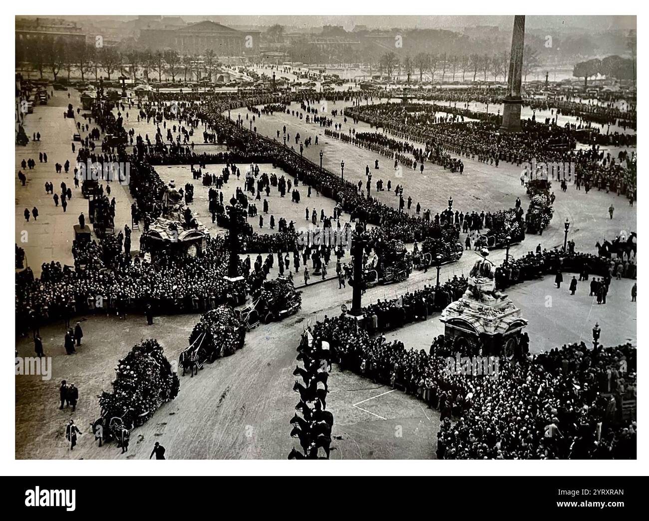 Funeral of Joseph Athanase Doumer, commonly known as Paul Doumer (1857 ...