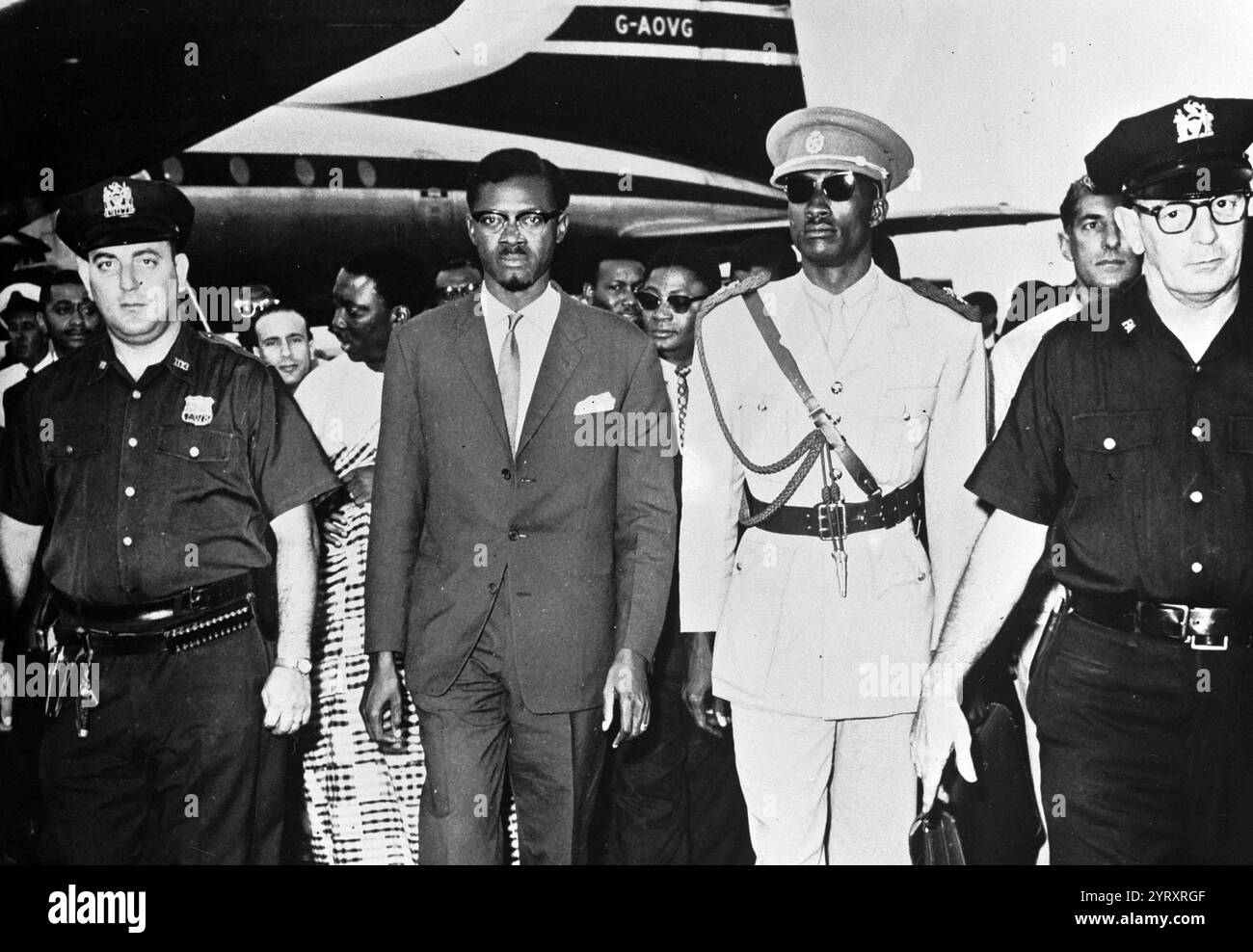 Prime Minister of the Congo, Patrice Lumumba visits the USA 1960 Stock ...