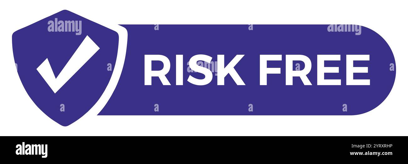 Risk free stamp round hi-res stock photography and images - Alamy