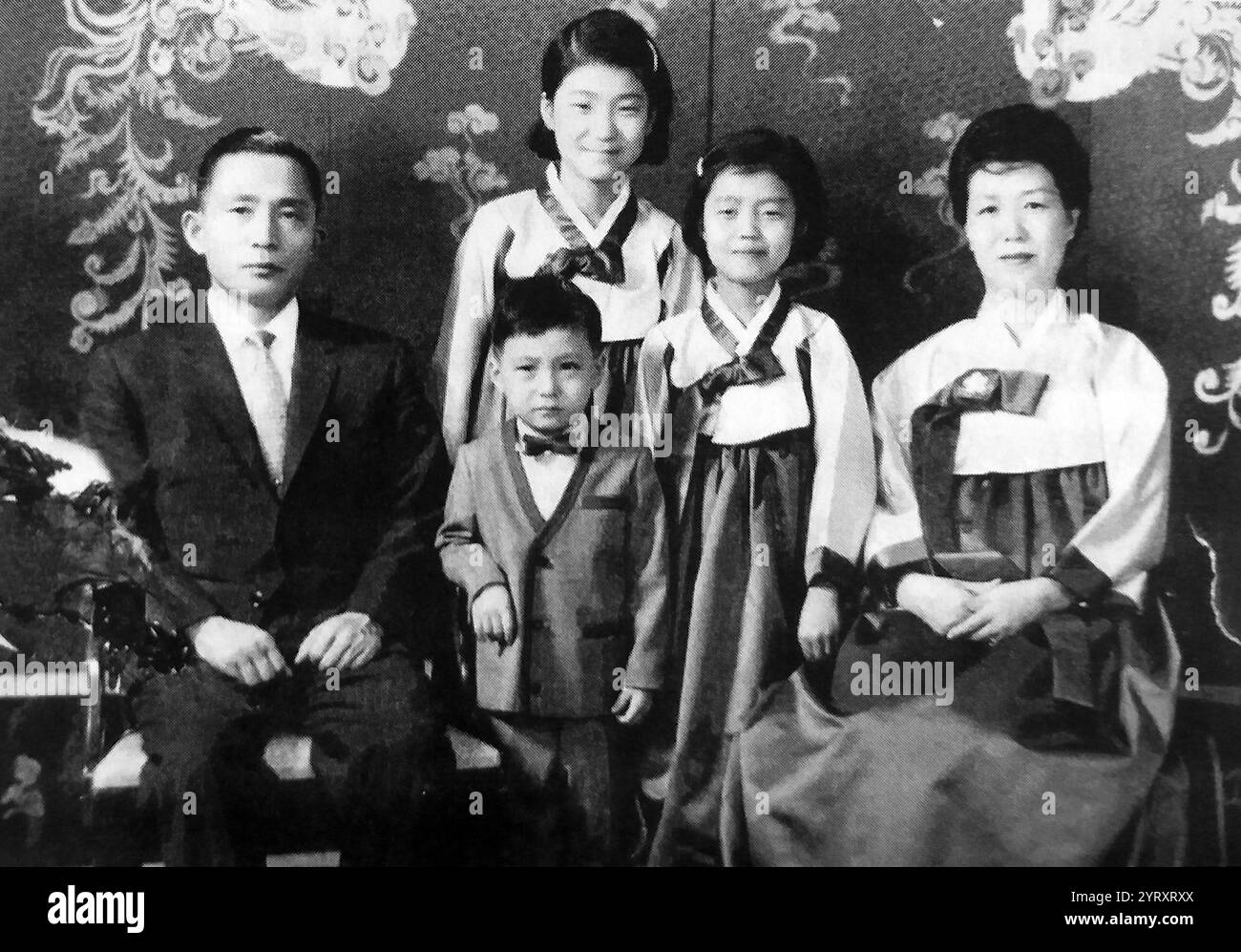 South Korea's former president Park Geun hye, centre, poses with her ...