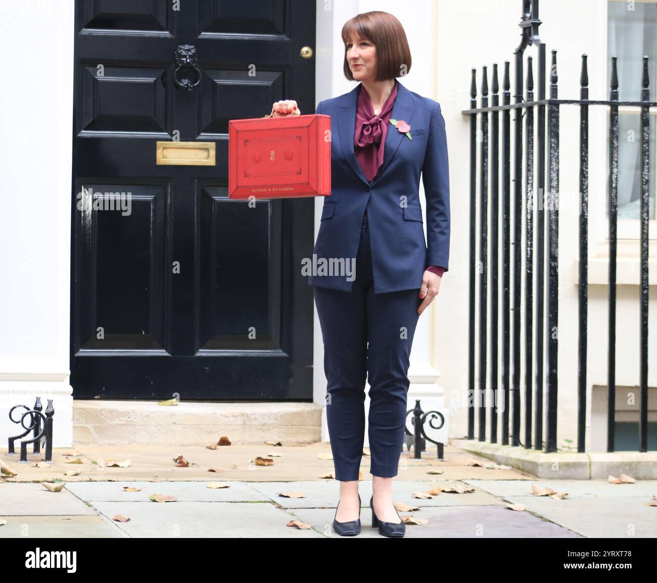 Rachel Reeves, Chancellor of the Exchequer, leaves 11 Downing Street to ...