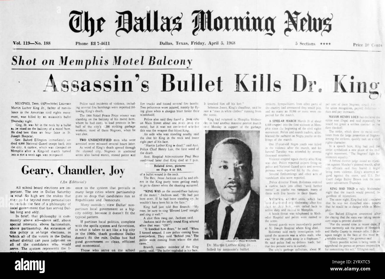press coverage of the assassination of Martin Luther King Jr. (1929 ...