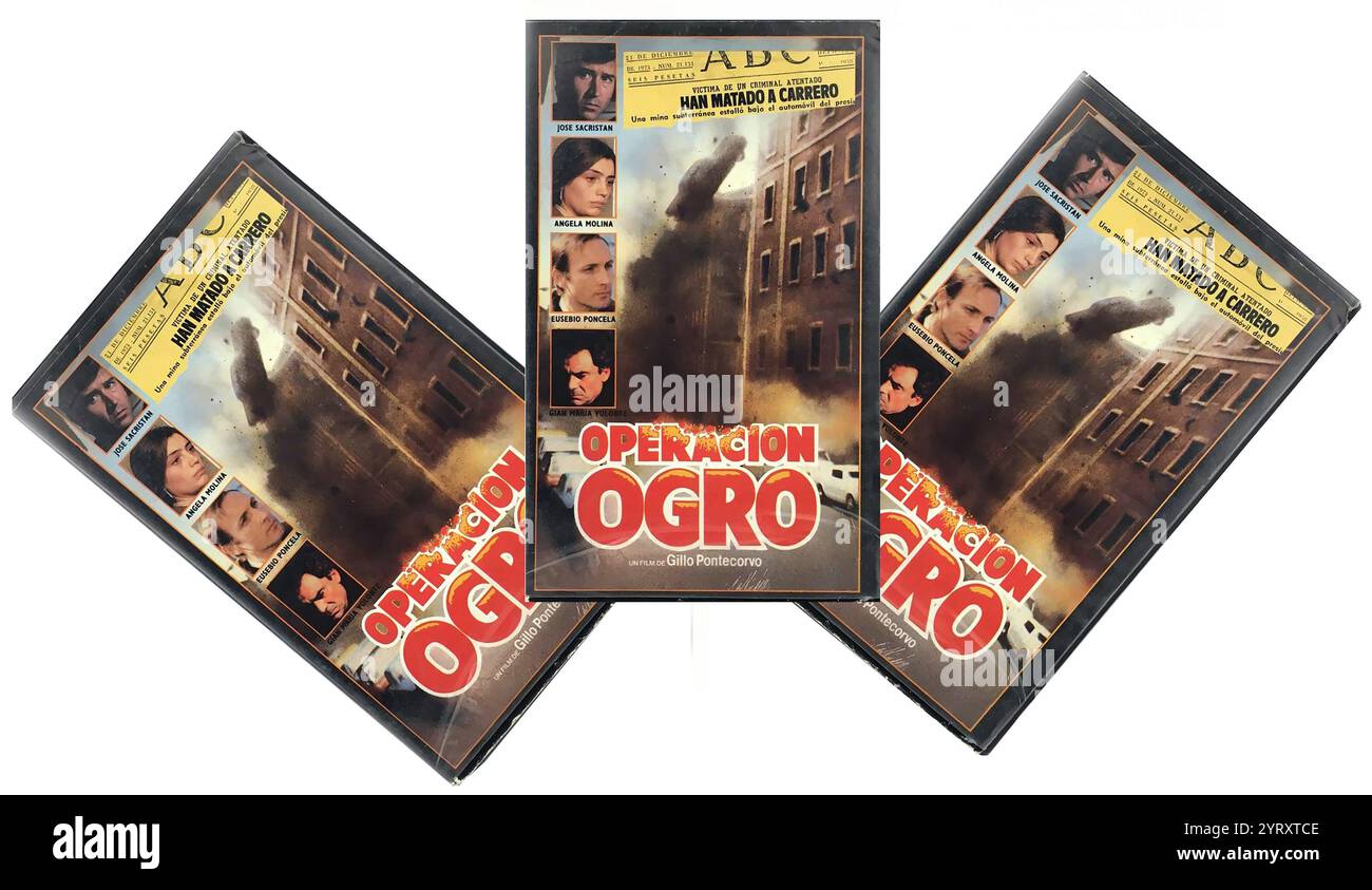 DVD boxes for the 1979 Spanish and Italian drama film 'OGRA' written ...