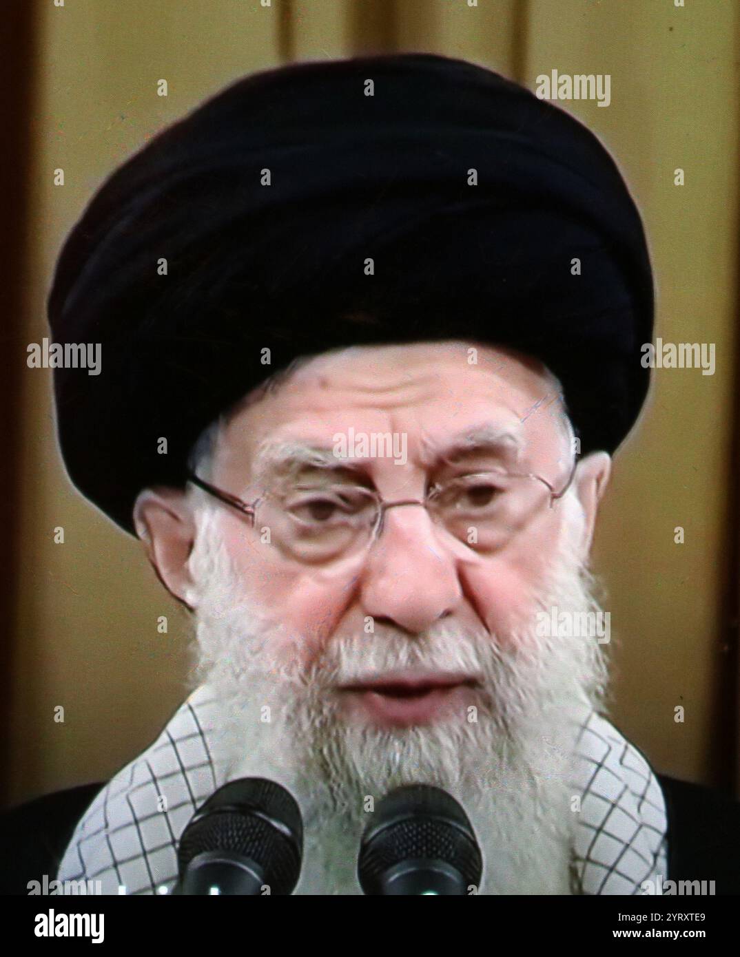 Television coverage of Ali Hosseini Khamenei (born 19 April 1939), an ...