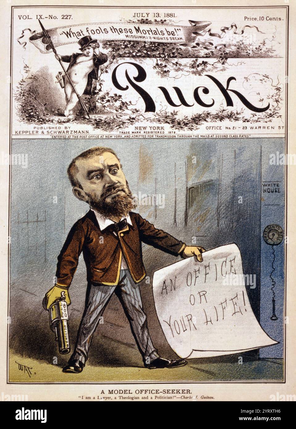 Charles Julius Guiteau (1841 ? June 30, 1882) who assassinated James A ...