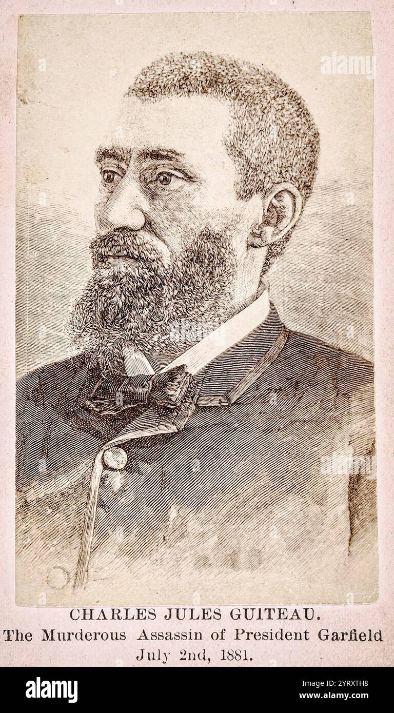 Charles Julius Guiteau (1841 ? 1882) assassinated James A. Garfield ...