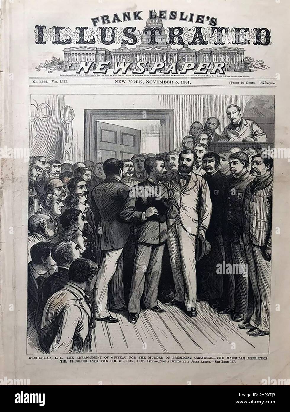 Trial of Charles Julius Guiteau (1841 ? 1882) assassinated James A ...