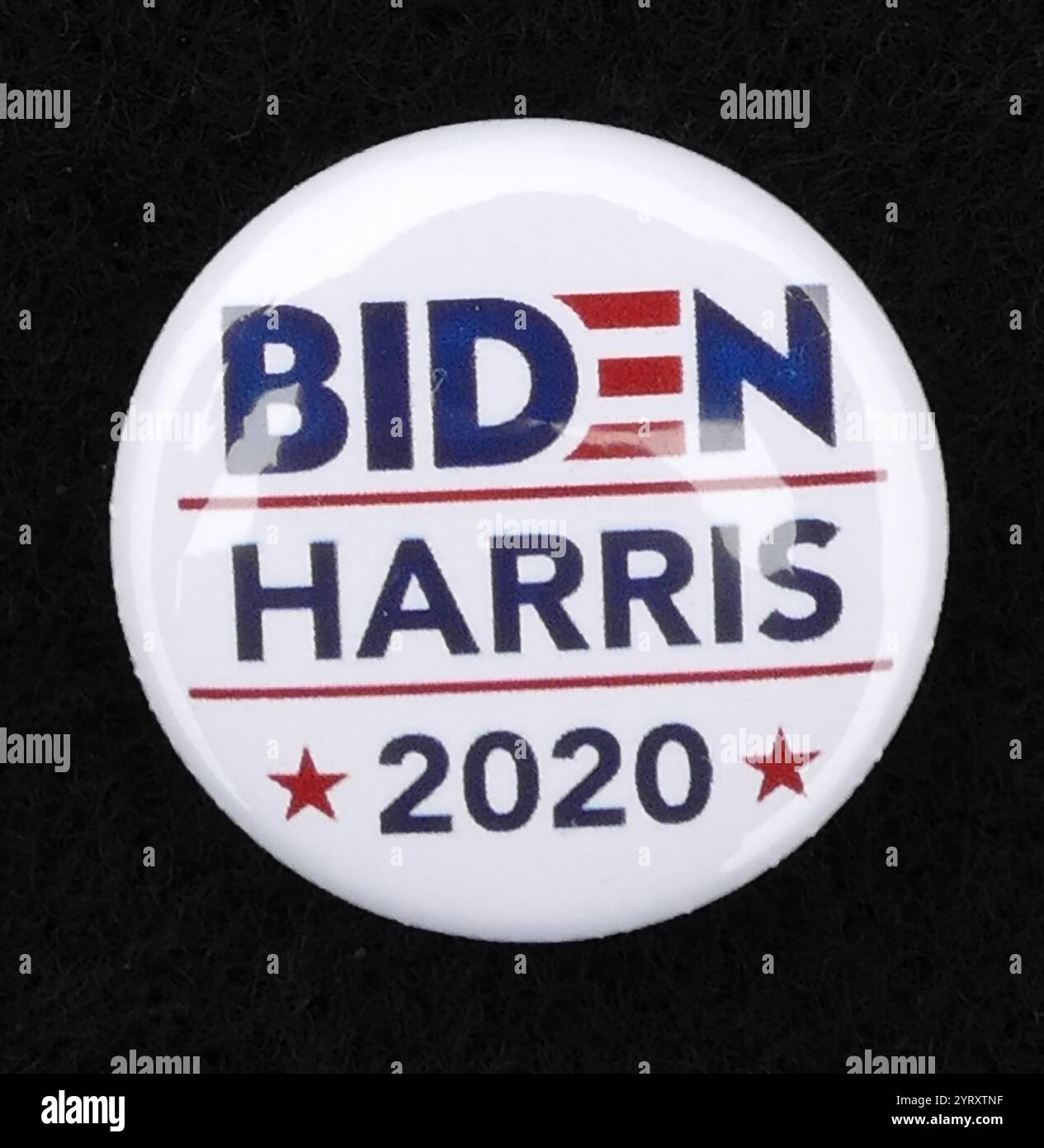 Campaign badge during the 2020 Presidential election showing the Biden ...
