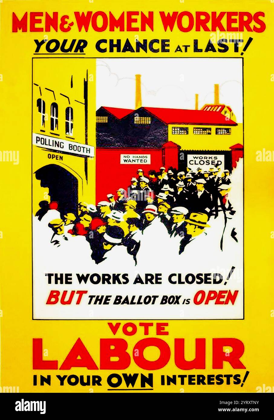 Poster british labour party hi-res stock photography and images - Alamy