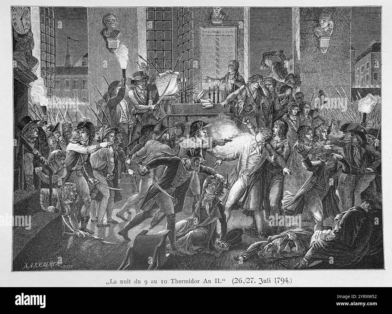 Robespierre execution hi-res stock photography and images - Alamy