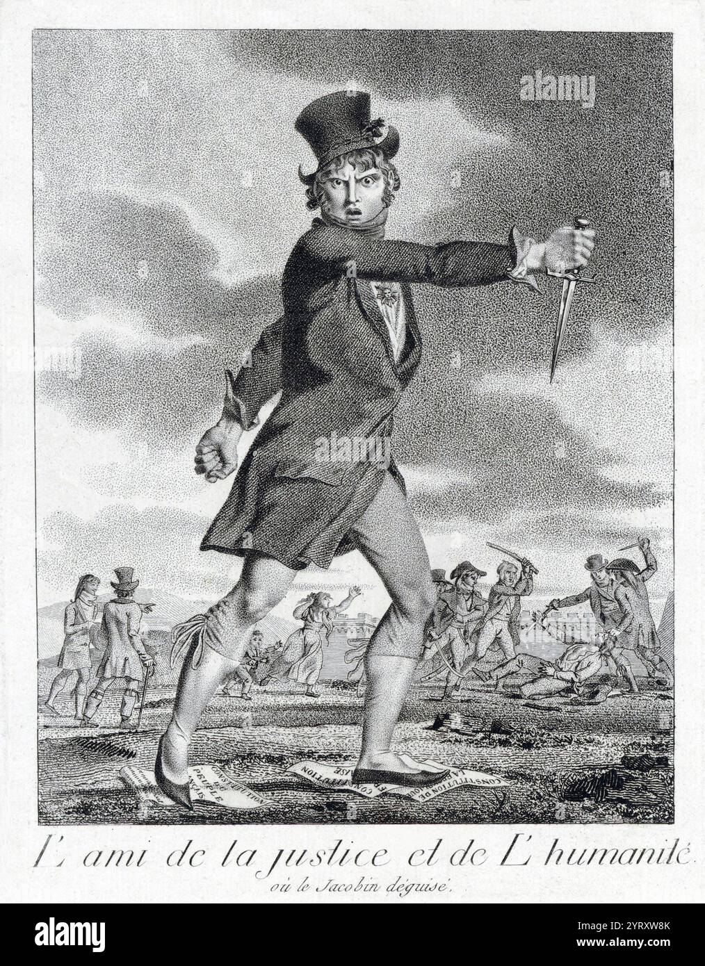Caricature french revolution hi-res stock photography and images - Alamy