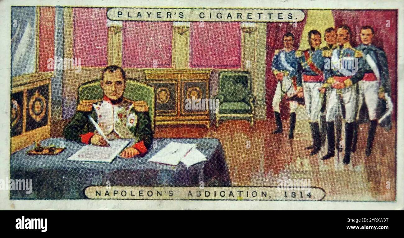 Napoleon abdication 1815 hi-res stock photography and images - Alamy