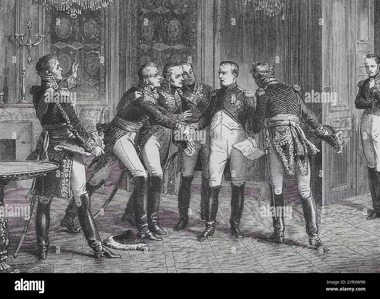 Napoleon abdication 1815 hi-res stock photography and images - Alamy
