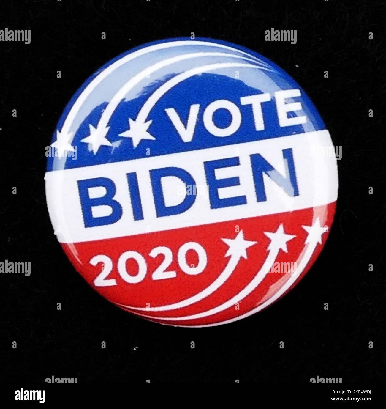 Campaign badges during the 2020 Presidential election showing the Biden ...