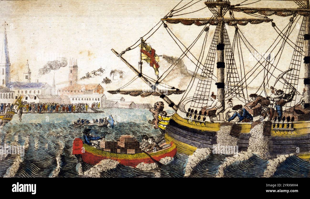 The Boston Tea Party was an American political and mercantile protest ...