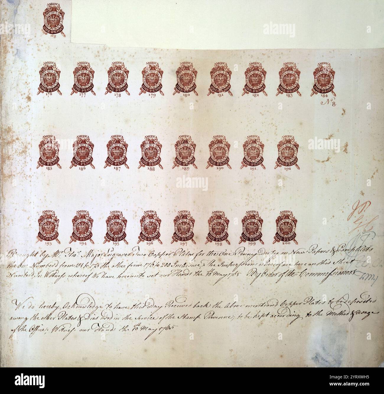 Stamp act 1765 hi-res stock photography and images - Alamy