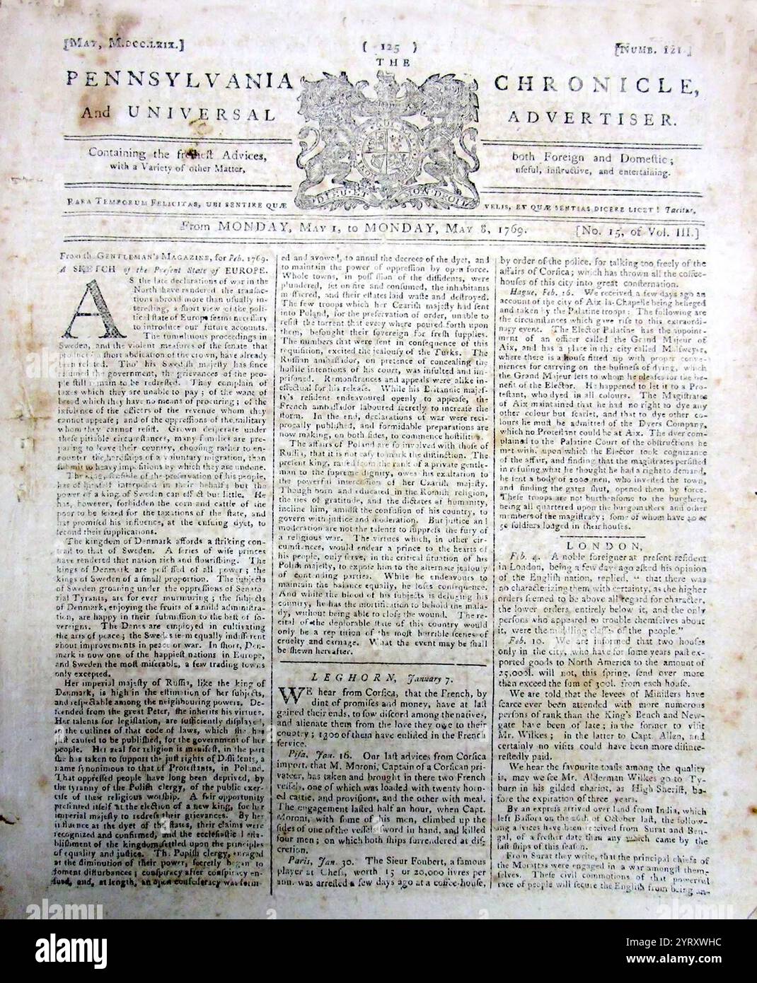 1769, Philadelphia colonial newspaper 'TOWNSHEND TAXES ENDED' after ...