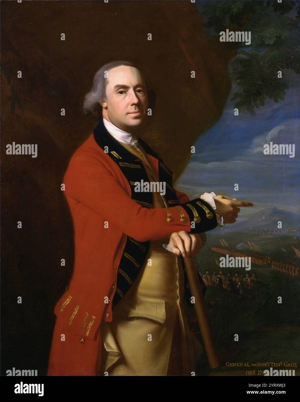General Thomas Gage by John Singleton Copley (1738-1815). General ...