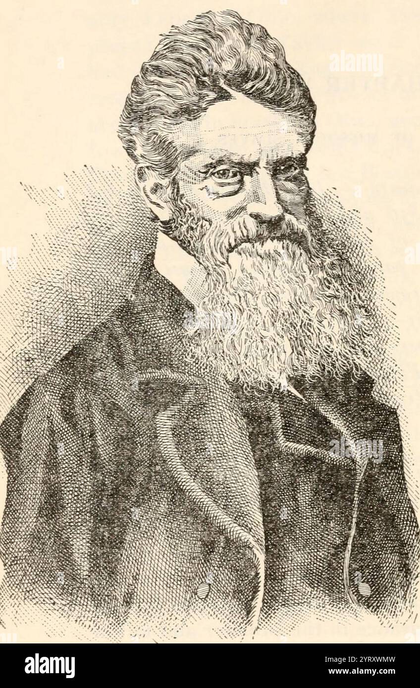 lithographic portrait of Capt. John Brown, from a photograph by Whipple ...