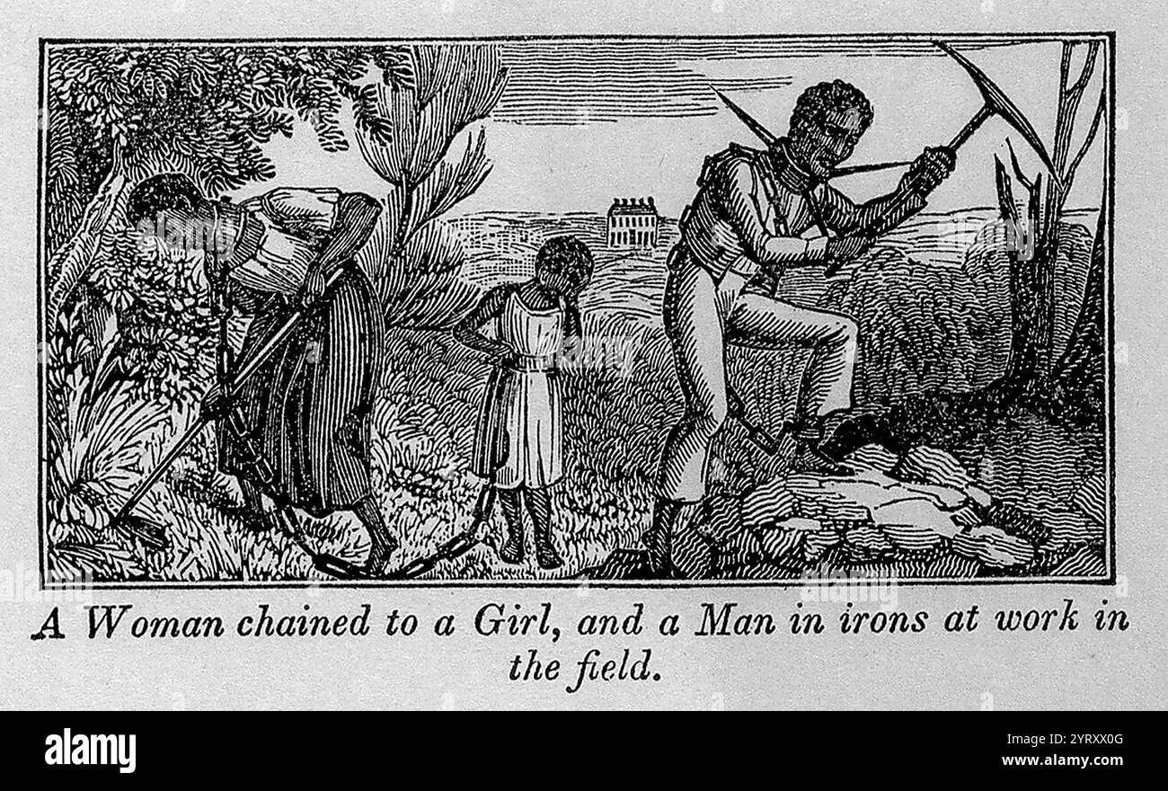 Illustrations of the American anti-slavery almanac for 1840 Stock Photo ...
