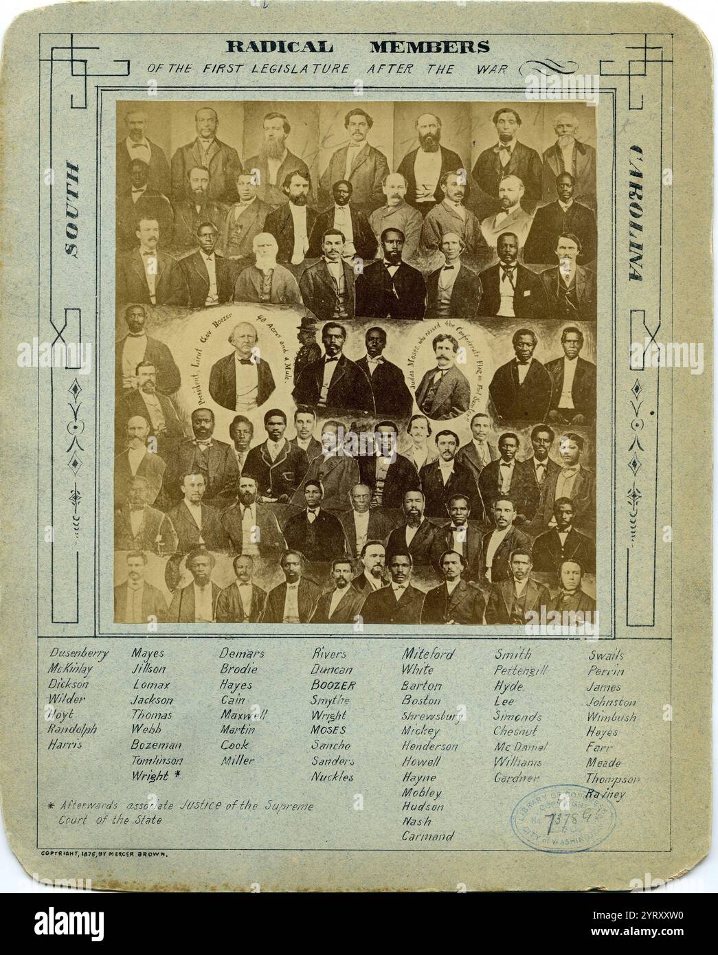 Black officials reconstruction hi-res stock photography and images - Alamy