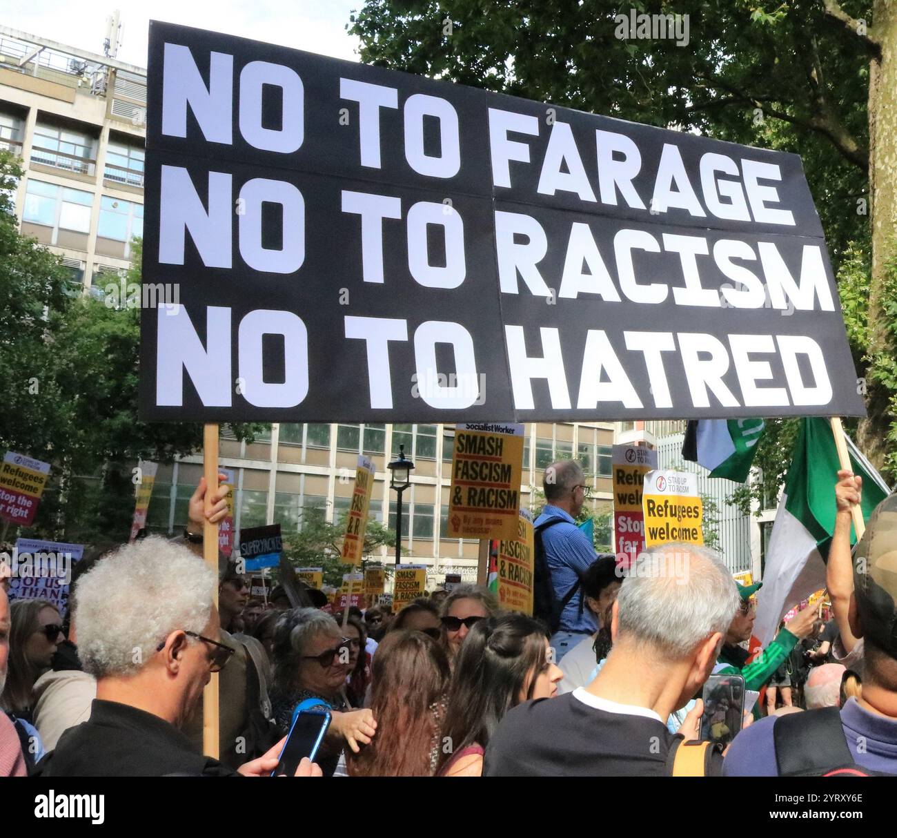 Anti fascist signs hi-res stock photography and images - Alamy