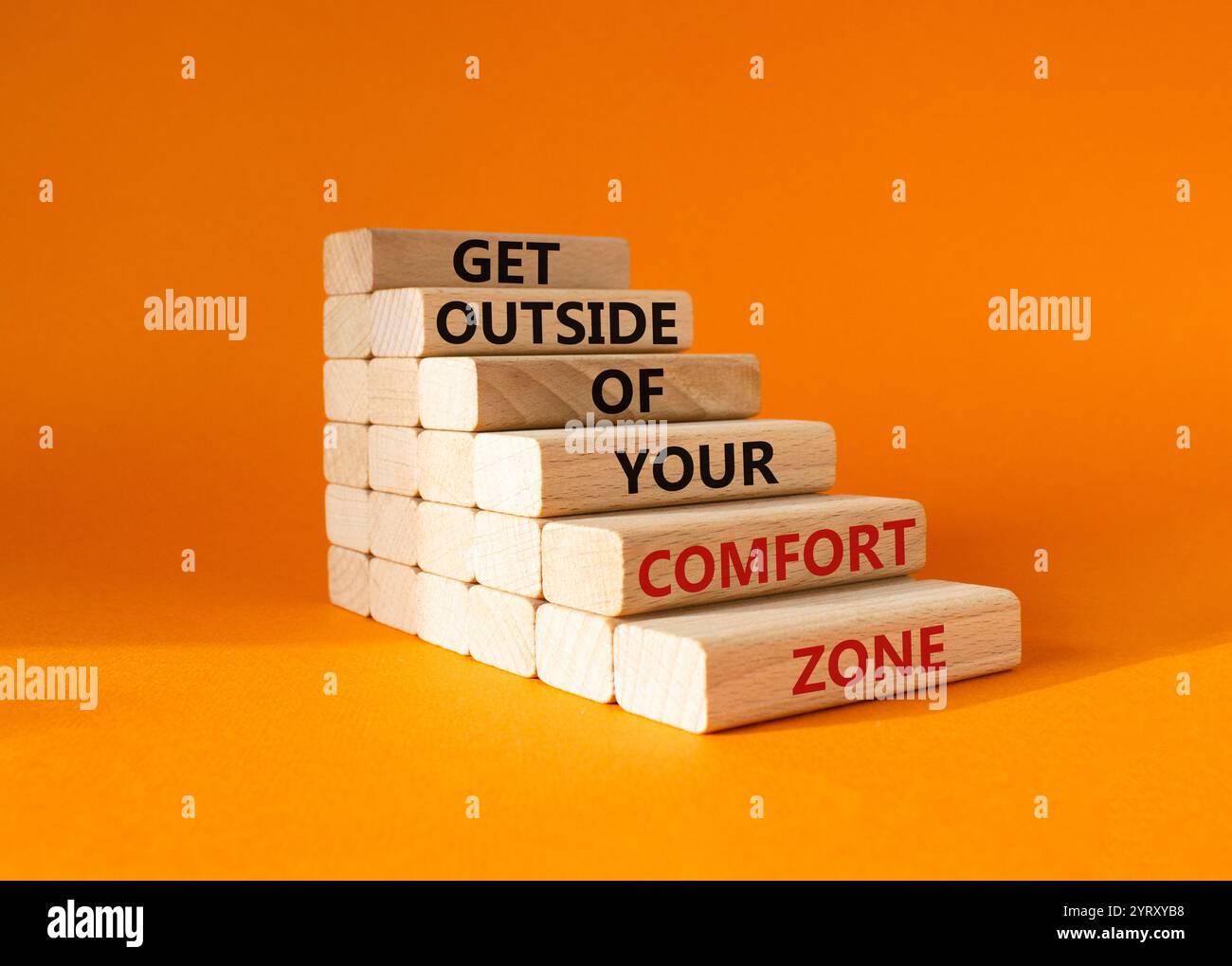 Get outside of your comfort zone symbol. Concept words Get outside of ...