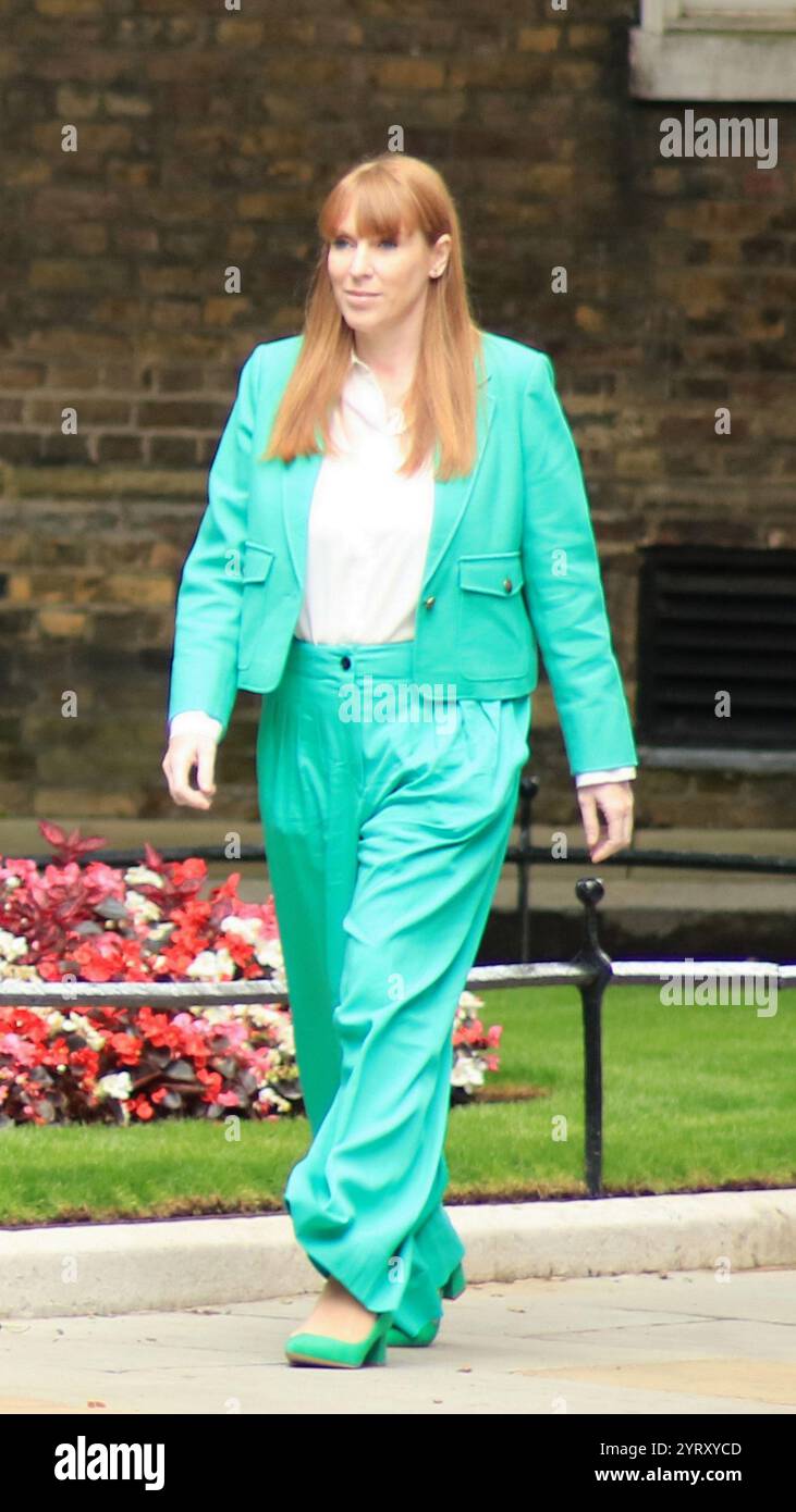 Angela Rayner (Deputy Prime Minister), arrives at Downing Street ...