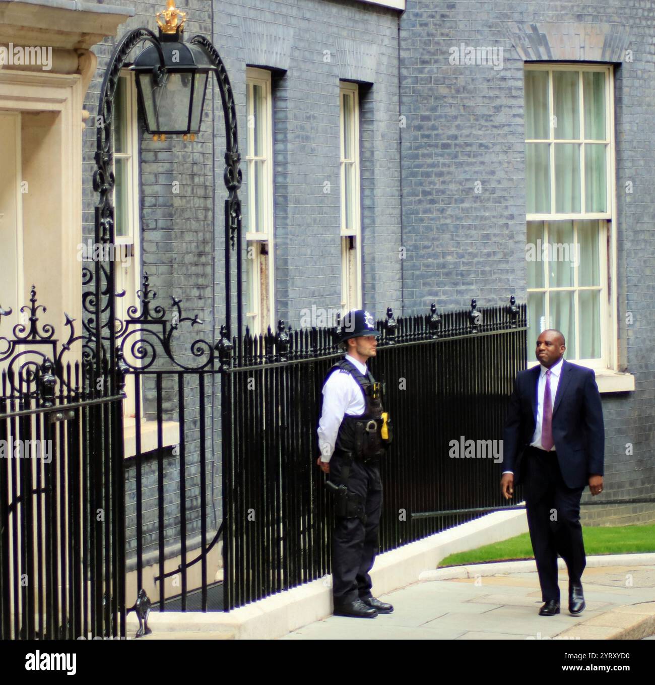 David Lammy (Foreign Secretary), arrives at Downing Street, London, to ...