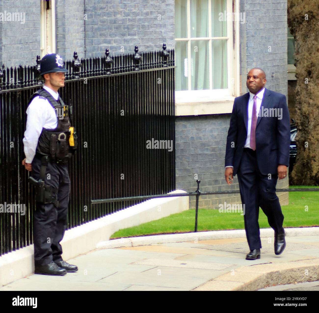 David Lammy (Foreign Secretary), arrives at Downing Street, London, to ...