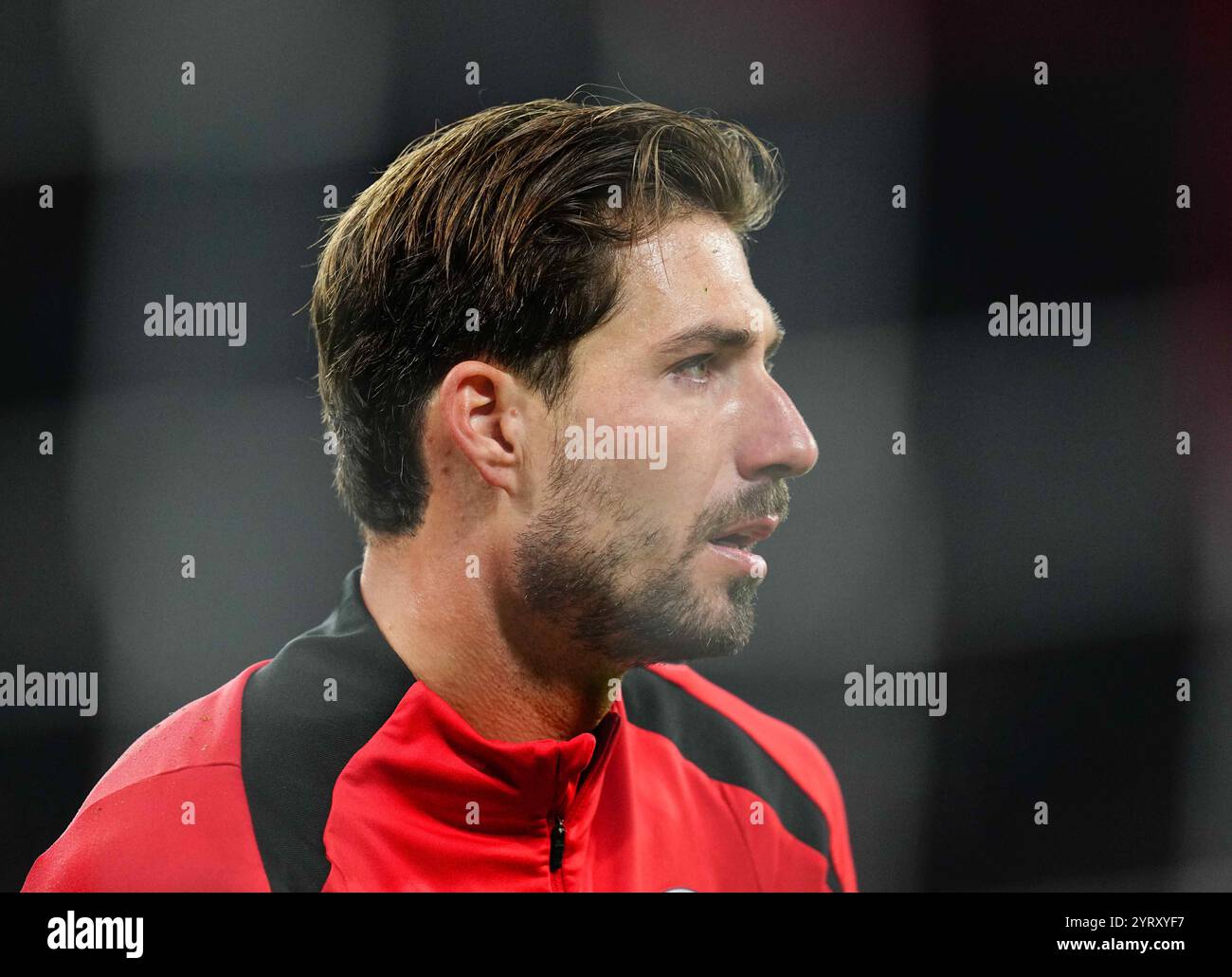 Red Bull Arena, Leipzig, Germany. 04th Dec, 2024. Kevin Trapp of ...
