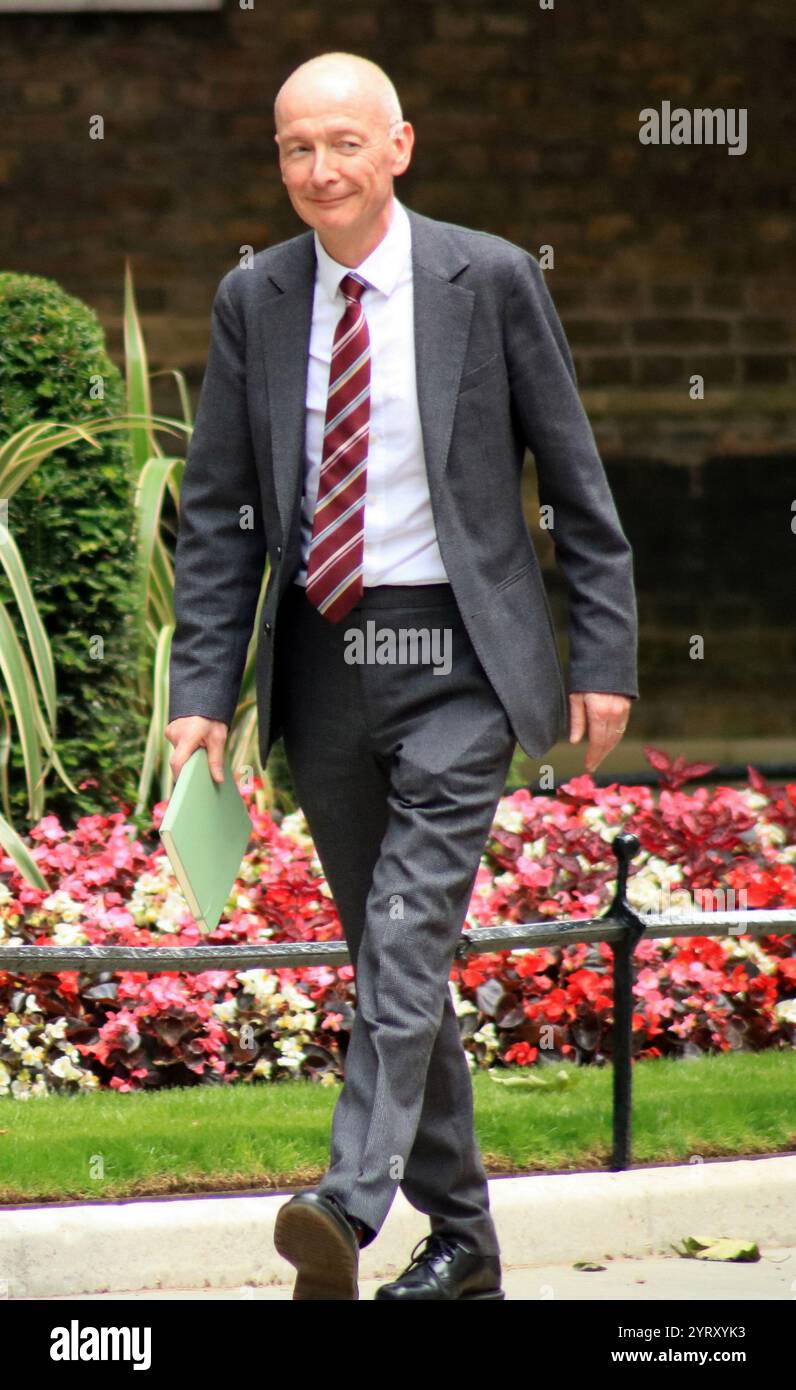 Patrick McFadden (Chancellor of the Duchy of Lancaster), arriving at ...