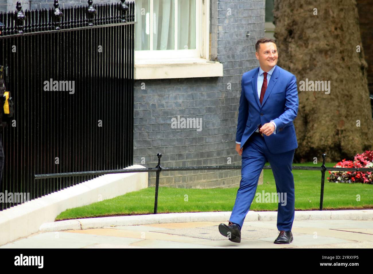 Wes Streeting (Health Secretary), arrives at Downing Street, London, to ...