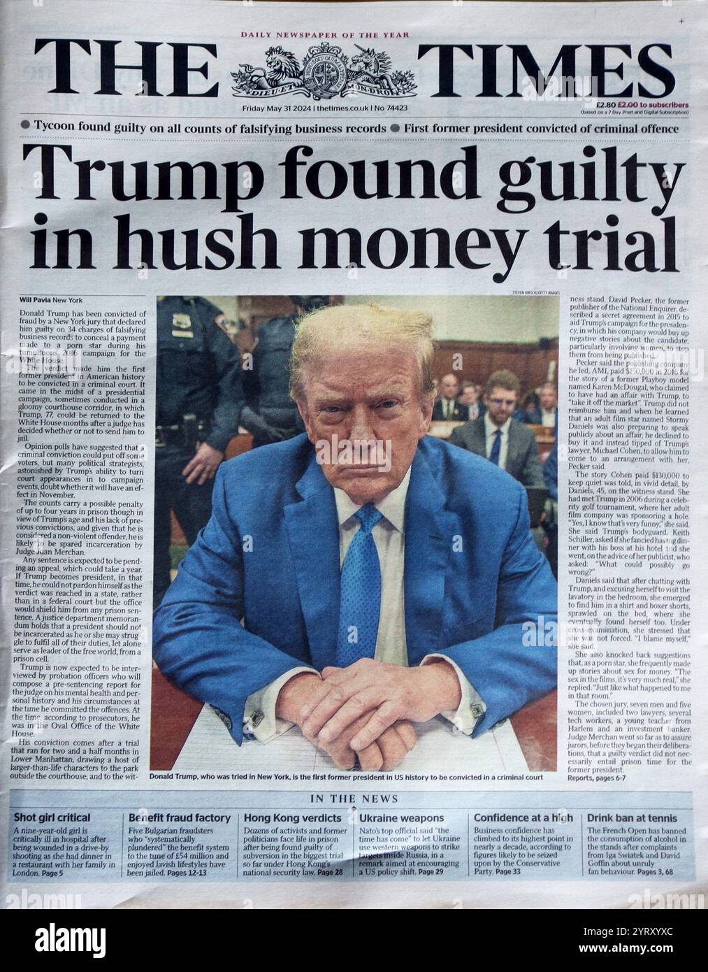 Donald trump trial 2024 hi-res stock photography and images - Alamy