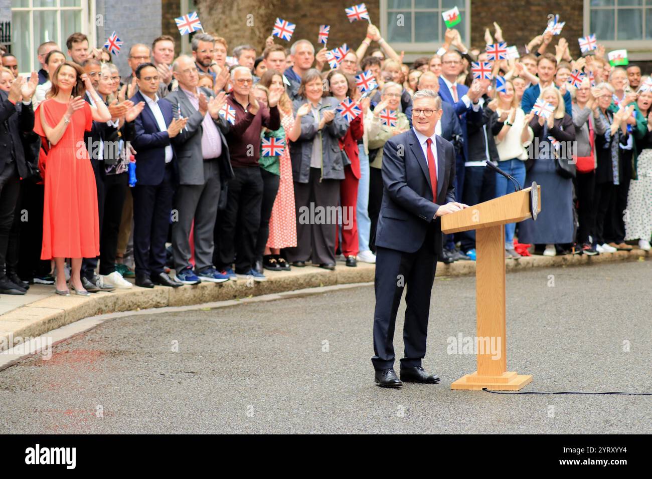 Labour Party Leader, Sir Keir Starmer, arrives as Prime Minister at ...