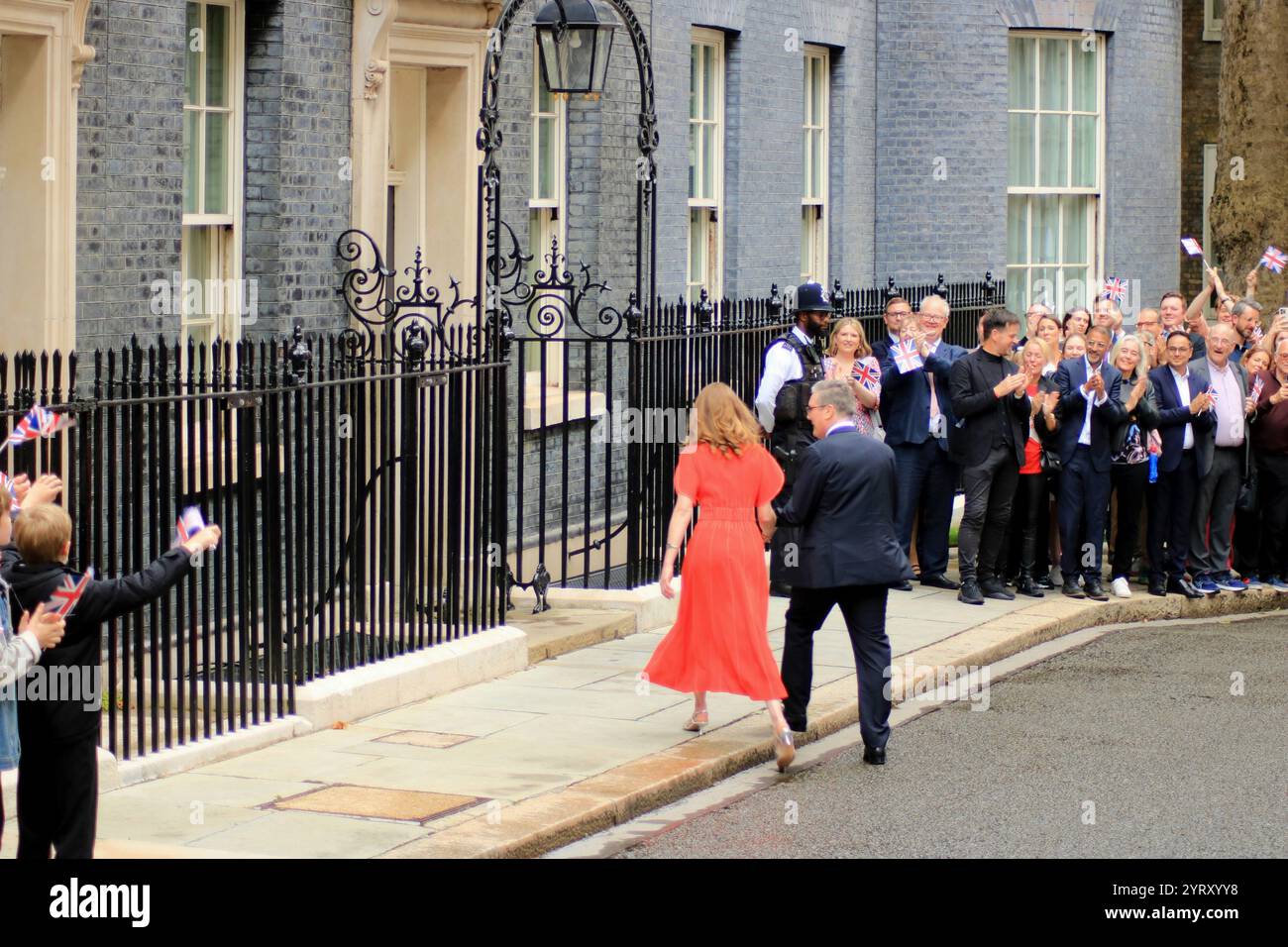 Labour Party Leader, Sir Keir Starmer and his wife Victoria, arrives as ...