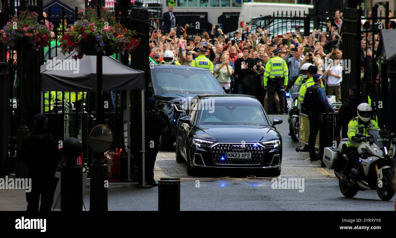 Labour Party Leader, Sir Keir Starmer, arrives as Prime Minister at ...