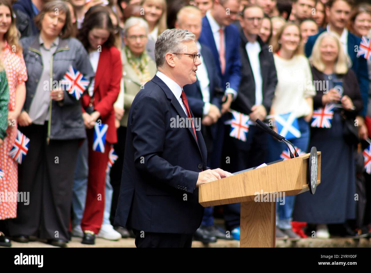 Labour Party Leader, Sir Keir Starmer, arrives as Prime Minister at ...