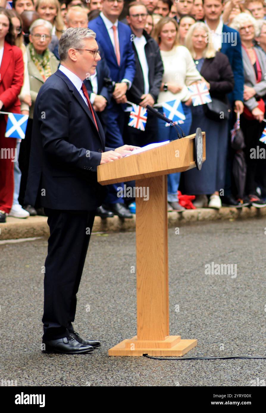 Labour Party Leader, Sir Keir Starmer, arrives as Prime Minister at ...
