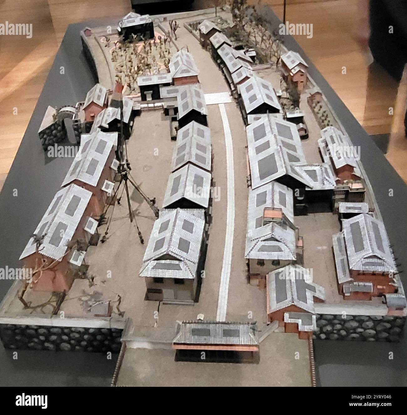 Model of a Javanese (Indonesian), Dutch colonial period, marketplace ...