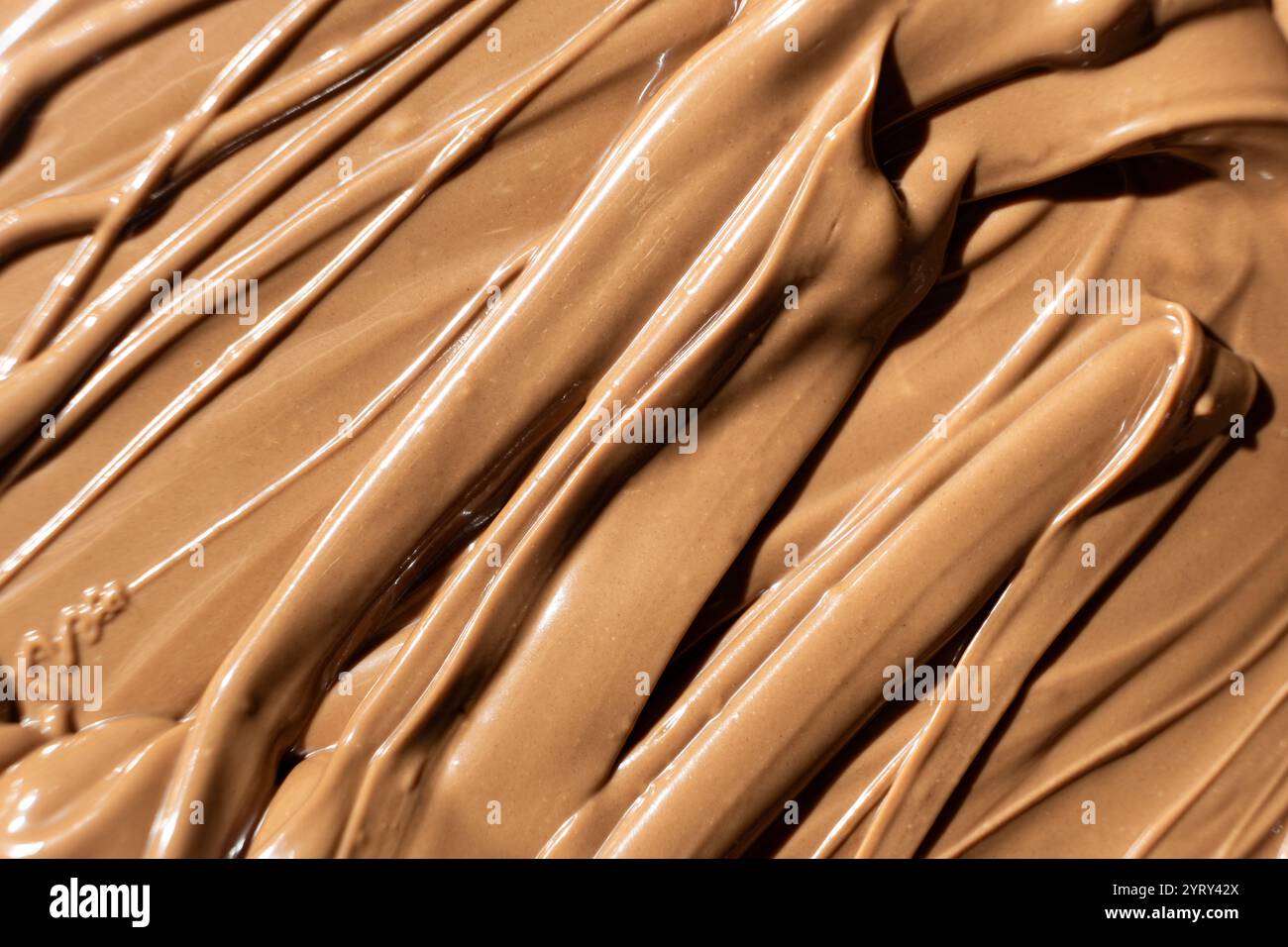 Real Melted Milk Chocolate Top View, Chocolate Texture Stock Photo - Alamy