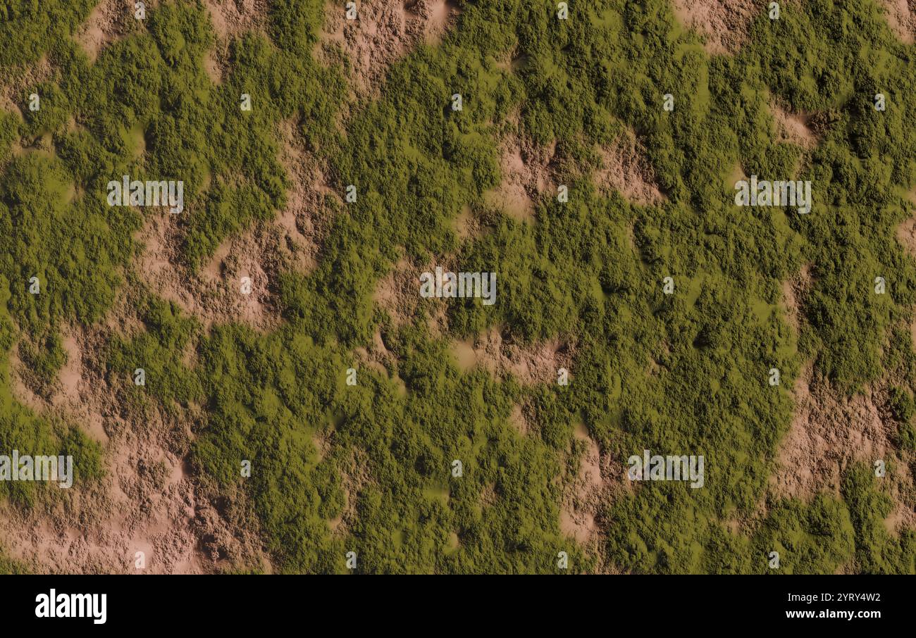 3D Illustration of a Terrain Ground Stock Photo - Alamy