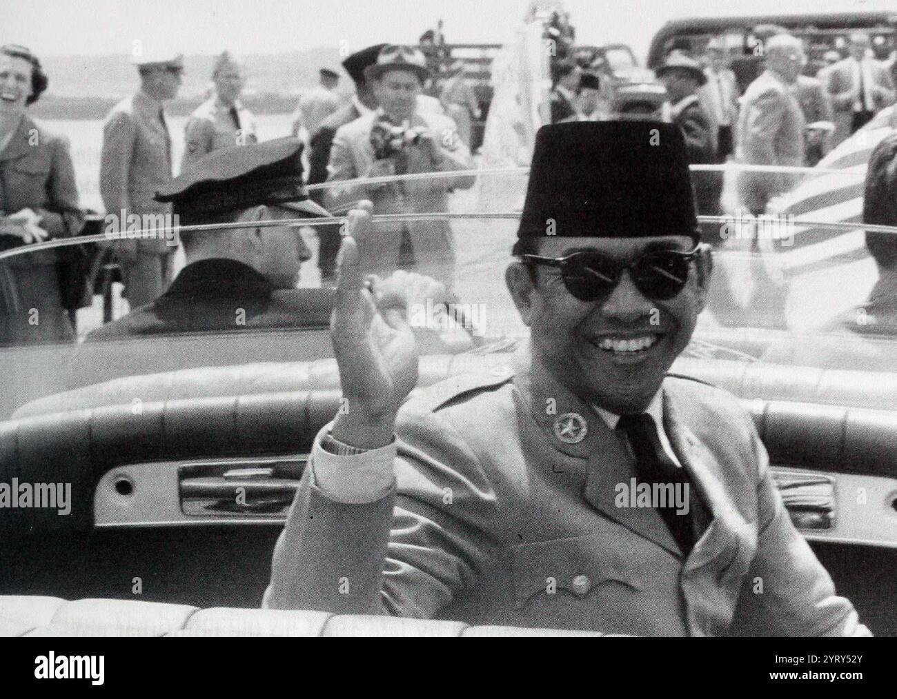 Indonesian President Ahmed Sukarno (1901 - 1970) who was the first ...